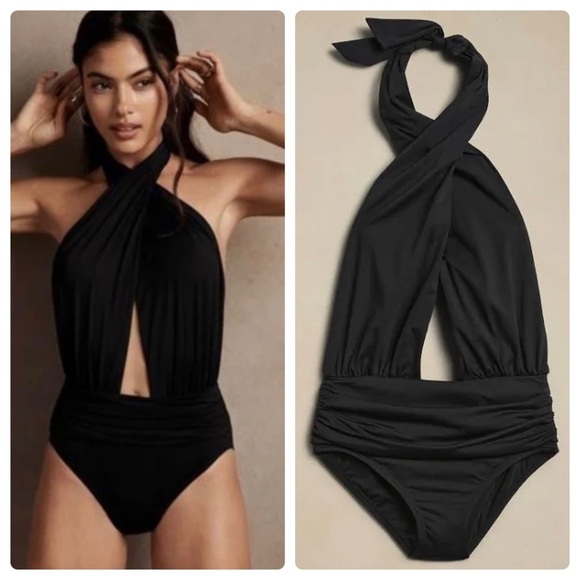Banana Republic | Swim | Banana Republic Twisted Knot Remake Swimsuit Xl | Poshmark